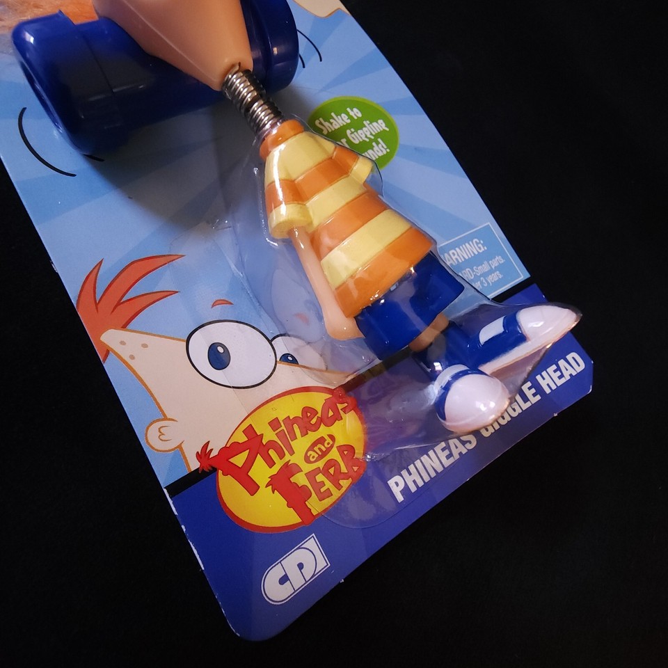 Rare Phineas And Ferb Disney XD Phineas Giggle Gabble Shake Head New ...