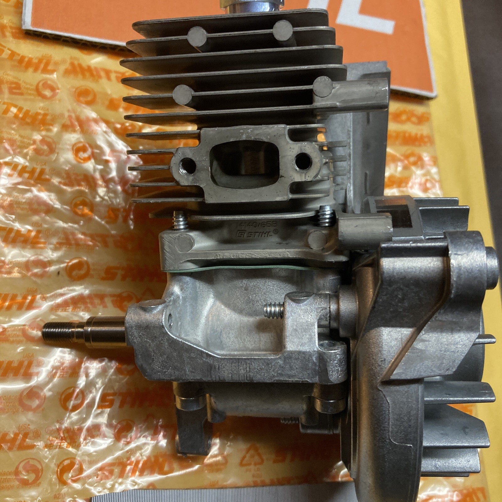 NEW Genuine OEM STIHL BG50 Leaf Blower Engine Powerhead W/ Flywheel ...