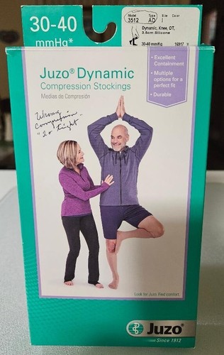 Juzo Dynamic 3512 Open Toe OT REGULAR Knee Stockings Compression 30-40 ...
