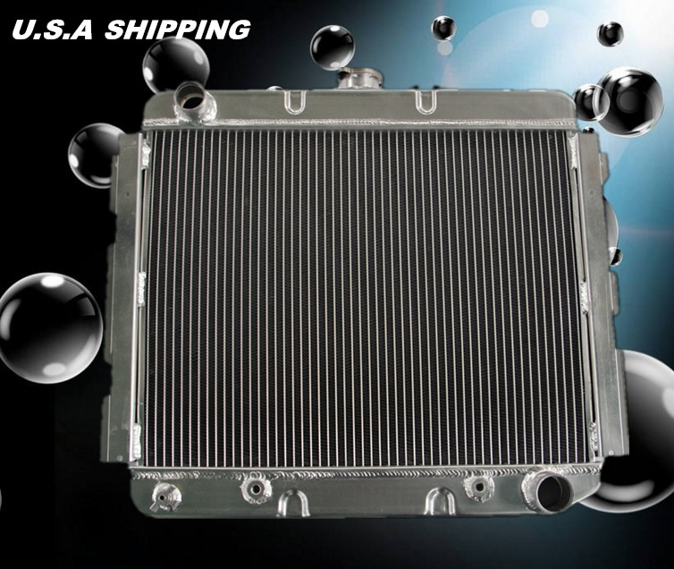 ALUMINUM RADIATOR 3 ROW 1970 71 72 73 BARRACUDA CORONET 22" CORE SMALL ...