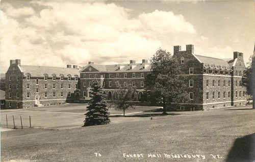 c1920s RPPC Postcard 76 Forest Hall, Middlebury VT, Gove Photo Addison ...