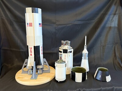 Museum Quality 1/72 scale Saturn V model kit - 150 piece 3D resin ...