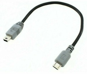 Mini USB TypeB Male To Micro B Male 5Pin Converter OTG Adapter Data ...