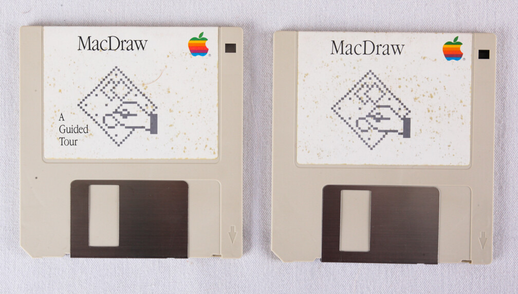 Vintage Macintosh MacDraw w A Guided Tour, 690-5016-A, V 1.0, 1984, 2 ...