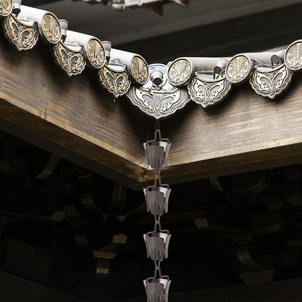 Iron Rain Chain Accessories Decorative Chains Novelty Downspouts | eBay