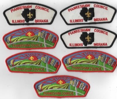 Piankeshaw Council Lot of 7 Shoulder Patches CSP [CSP-1795] | eBay