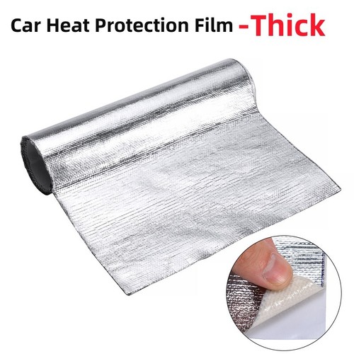 Thick Aluminum Car Fender Heat Sound Insulation Mat Shield Exhaust ...