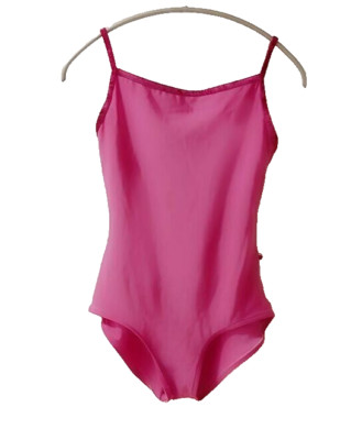 Yumiko Leotard Pink Size M with bust panel Used JP F/S | eBay