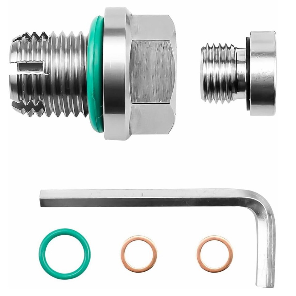 M14.1x1.5, 15mm Oversize Piggyback Oil Drain Plug Self Tapping Pan ...