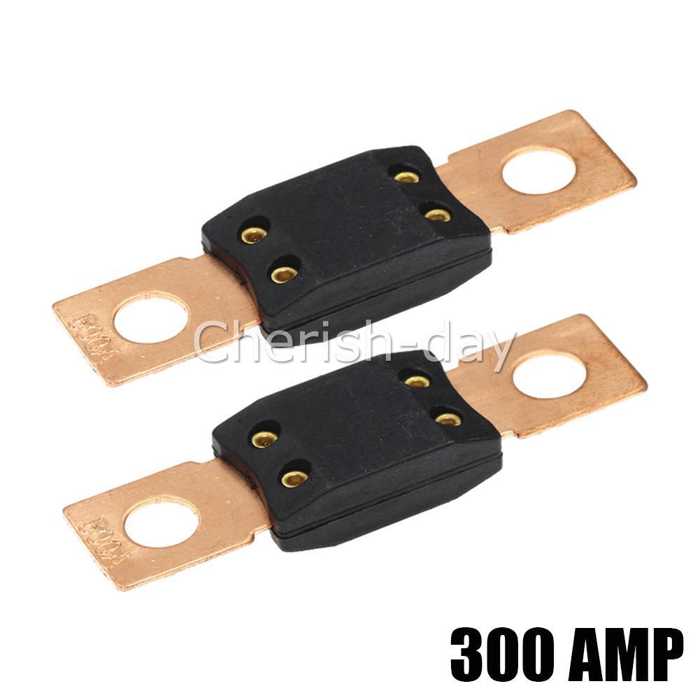 300A MEGA FUSE KIT 1x ANM Holder 2x 300 AMP Fuses Dual Battery Sound ...