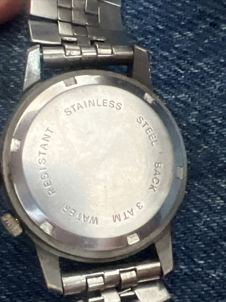 ORVIS Rare Quartz Alarm Men’s Watch WR 3atm Battery Cleaned With Nice ...