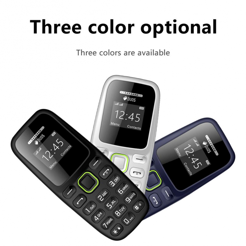 Mini Mobile Phones Dual SIM Card Dial 2G GSM 0.66Inch Bluetooth ...