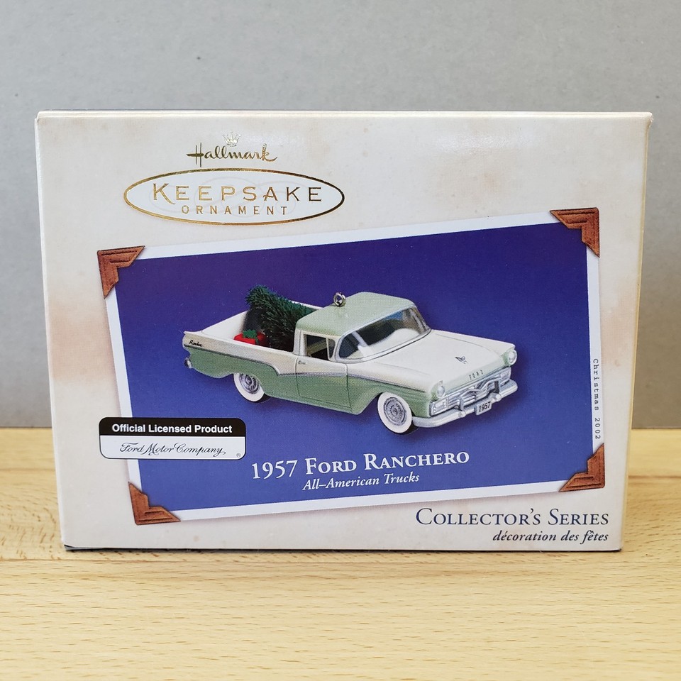 Hallmark Keepsake Ornament 1957 Ford Ranchero All-American Trucks | eBay