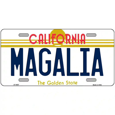 Magalia California 24" X 12" Large Metal Sign | eBay