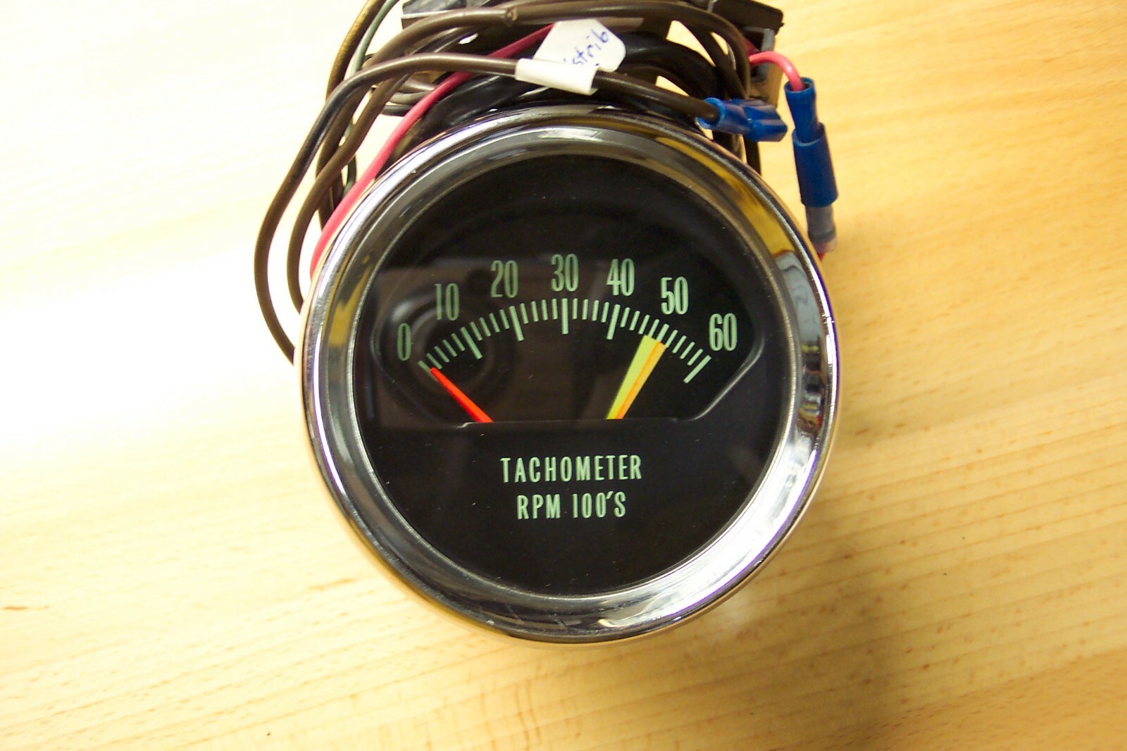 66 Chevy Chevelle , El Camino tachometer 5200 redline tach , knee ...