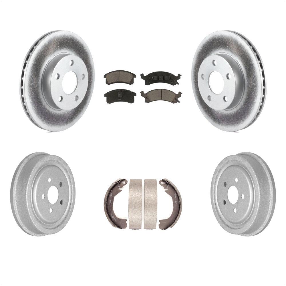 Disc Brake Rotors Pads Kit Rear Drums for Chevrolet Cavalier KGC-102221 ...