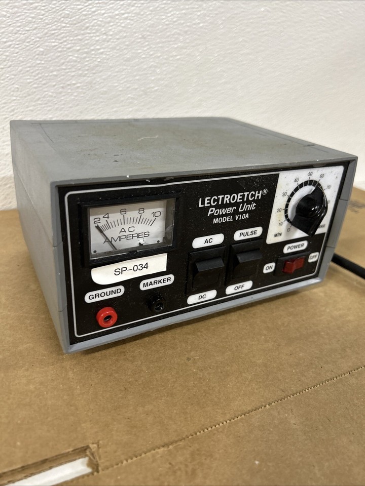 Lectrotech Power Unit Model V10A Power 120VAC Output 0-25V AC/DC #h5 | eBay