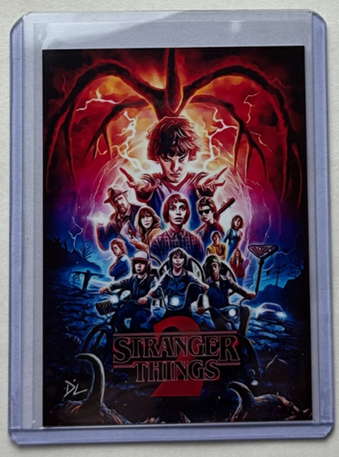 Stranger Things Artist Signed Limited Edition "2nd Season" Trading Card ...