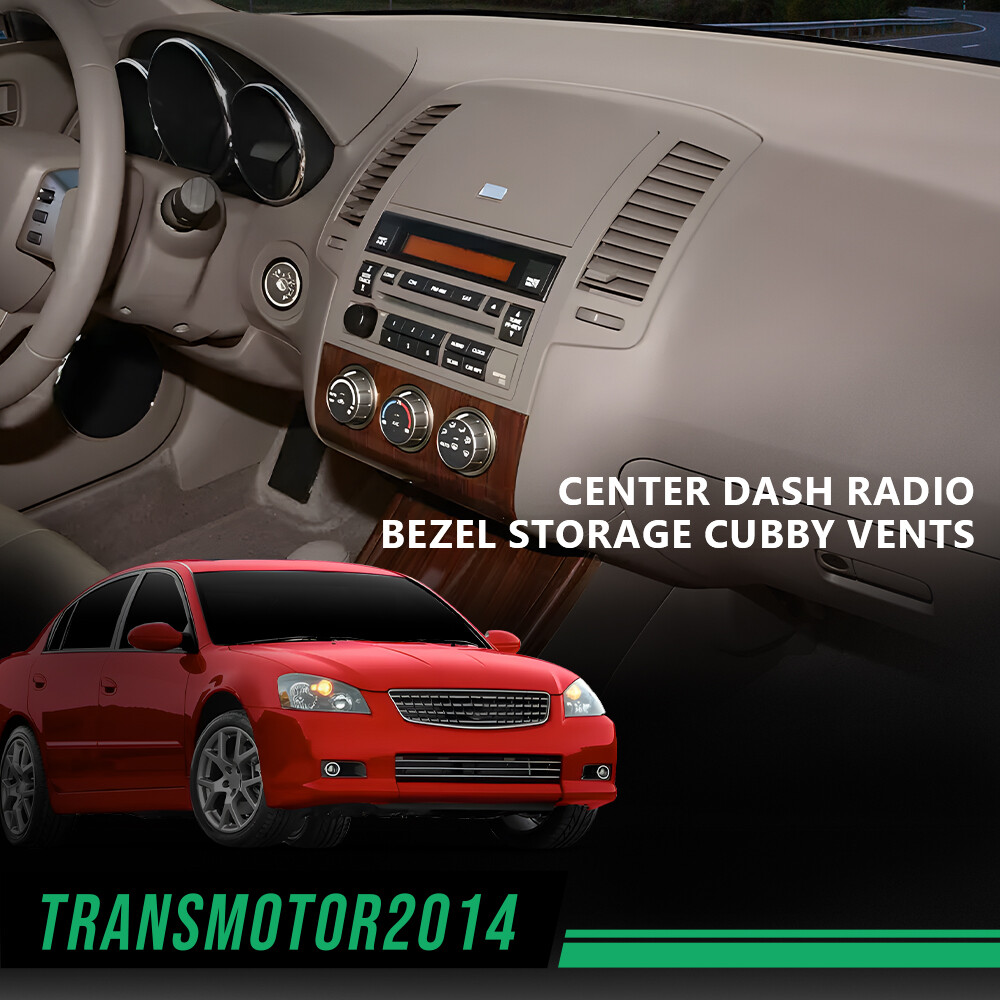 Fit For 05-06 Nissan Altima Storage Cubby Center Dash Radio Bezel AC ...