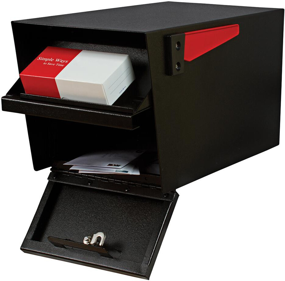Locking Security Mailbox Locking Post Mount Box High Security Patented ...