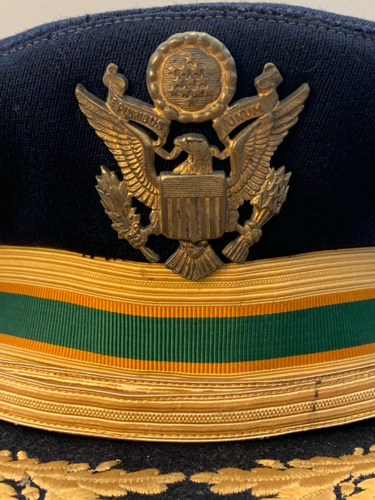 WWII US Army Service Cap For Field Grade Military Police Corps Officers ...