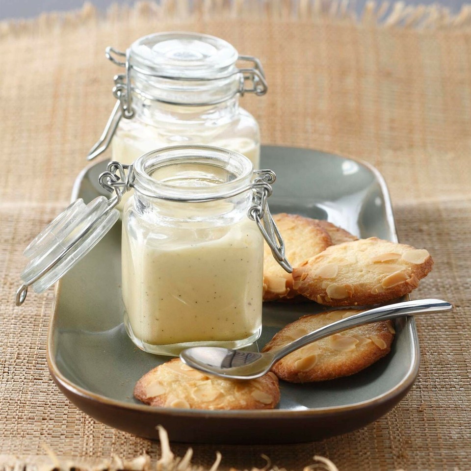 Spice Jars, SPANLA 12 Pack 4oz Small Glass Jars with Airtight Hinged ...