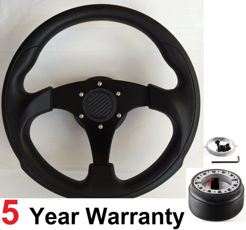 300MM SMALL STEERING WHEEL & BOSS KIT HUB FIT CLASSIC AUSTIN ROVER MINI ...
