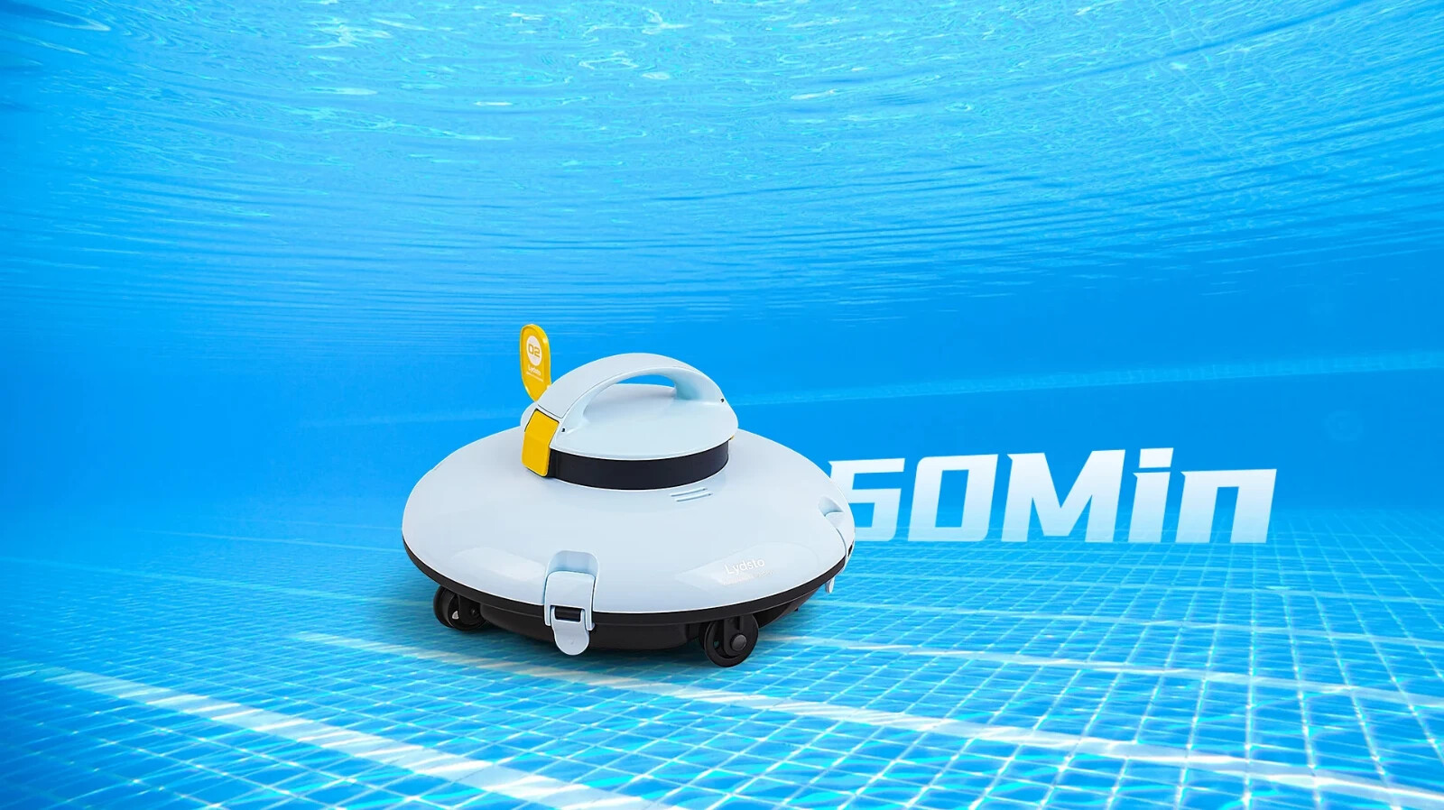 (small) in/above-ground flat pool Cordless Robotic Vacuum Cleaner Robot ...