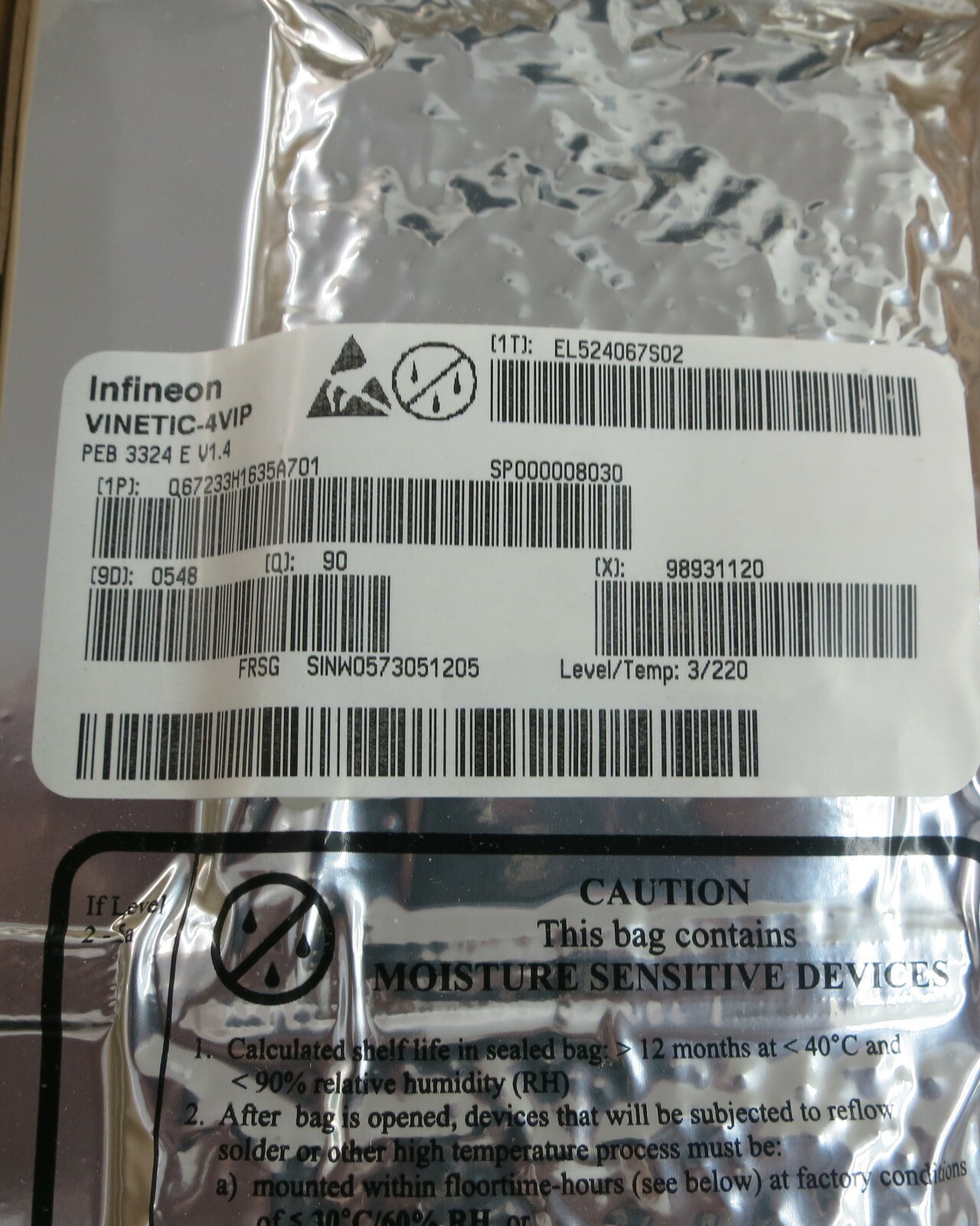 1 PC INFINEON PEB3324EV1.4 Integrated Circuit BGA **NEW** | eBay