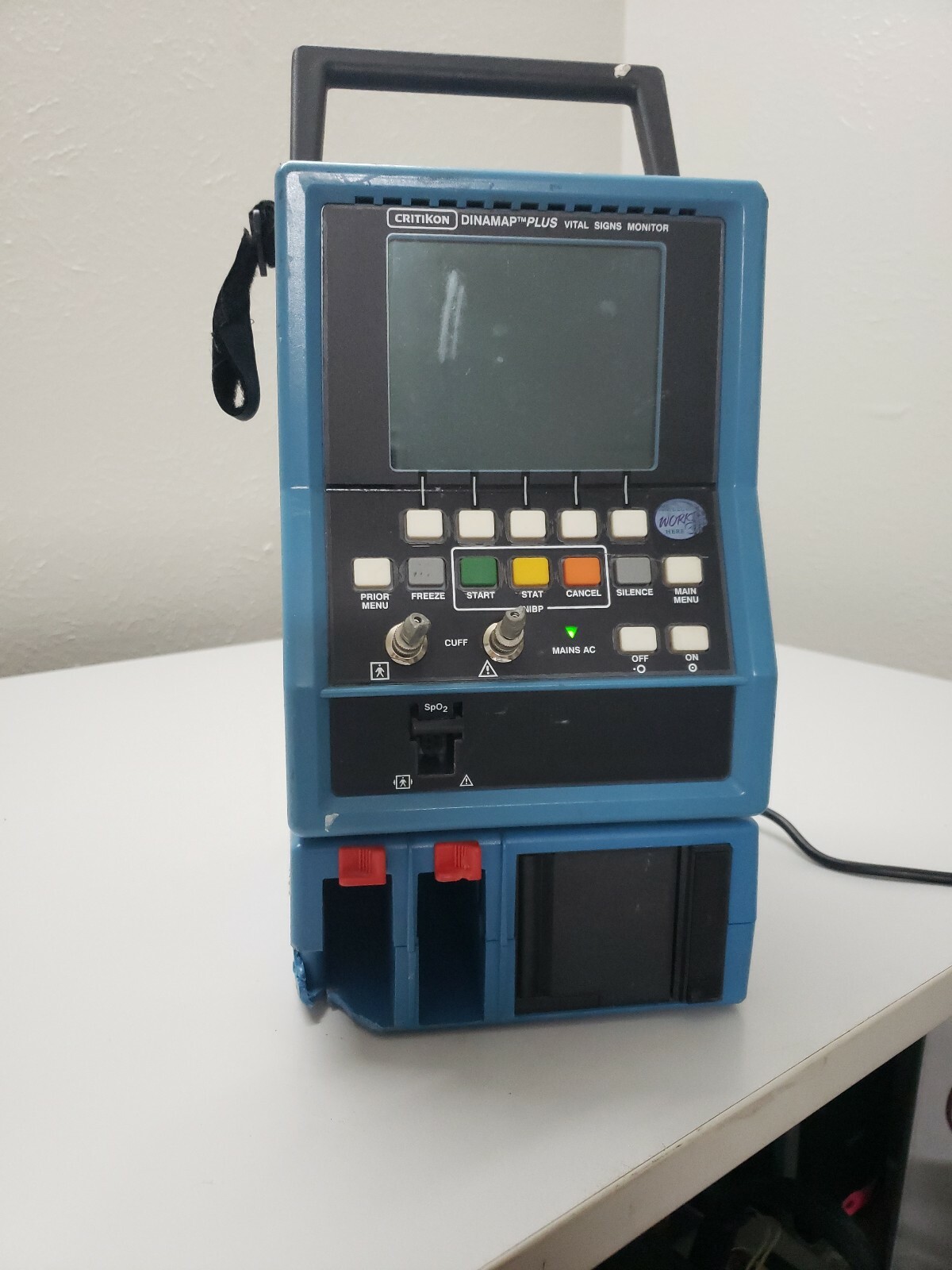 CRITIKON DINAMAP PLUS VITAL SIGNS PATIENT MONITOR | eBay