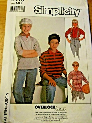 SIMPLICITY BOY'S SEWING PATTERN NO.8199 WINDCHEATER SIZE MEDIUM UNCUT ...