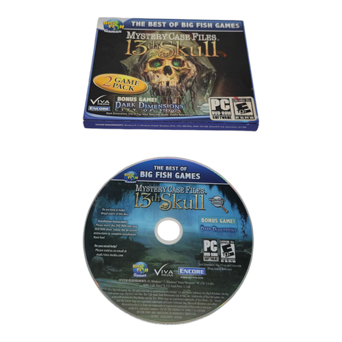Big Fish Games Mystery Case Files 13th Skull Dark Dimensions 2 PC Game Pack 838639010424| eBay