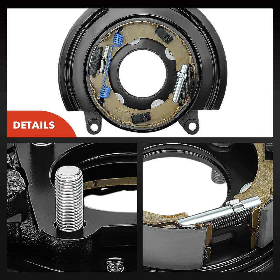 A-Premium Rear Parking Brake Assy w/Backing Plate for Chevy Silverado ...