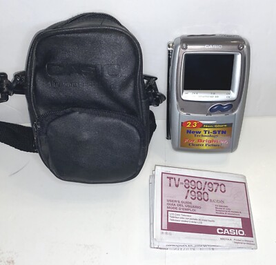 Vintage Casio Model TV-890B - LCD Color Television | eBay