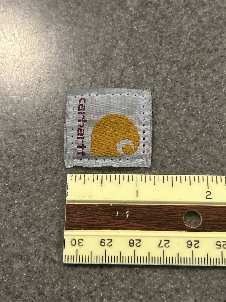 Carhartt Fabric Tag Patch Sew Stitch On LOGO PATCH 100% AUTHENTIC 1 1 ...