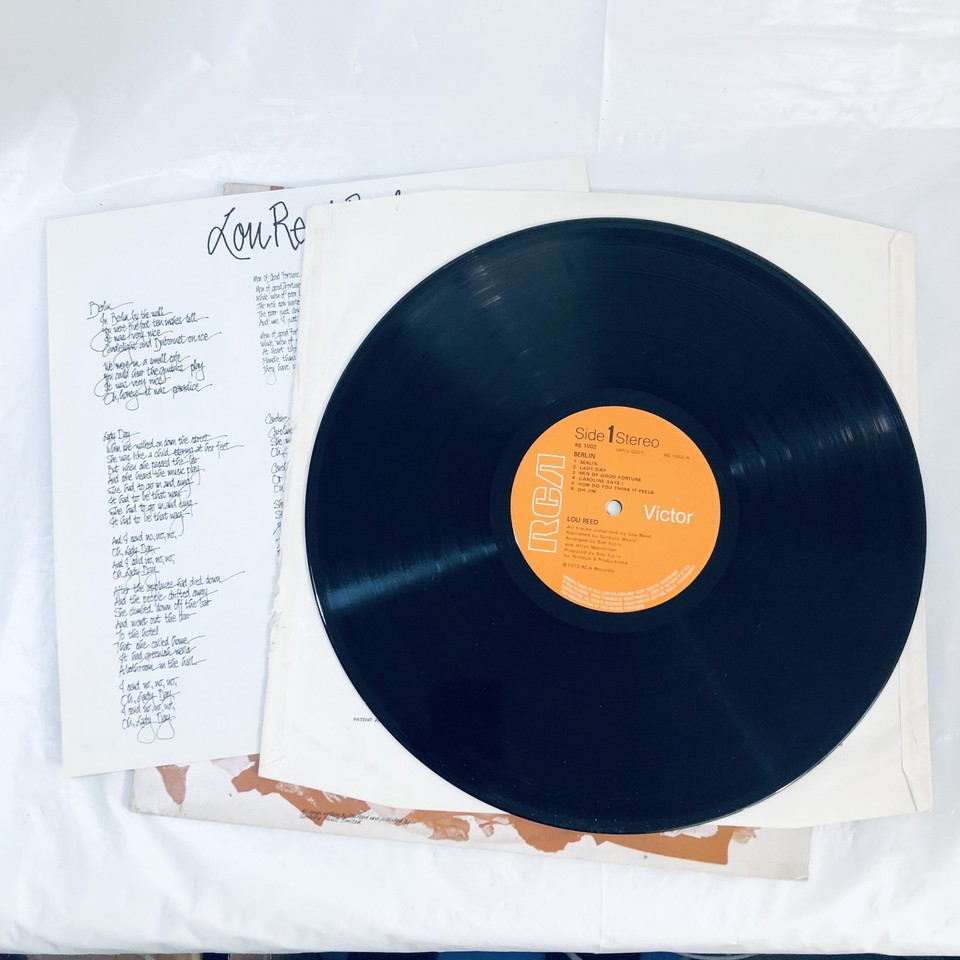 Lou Reed - Berlin - Vinyl LP 12" RCA Classic Rock Album Record (1973 ...