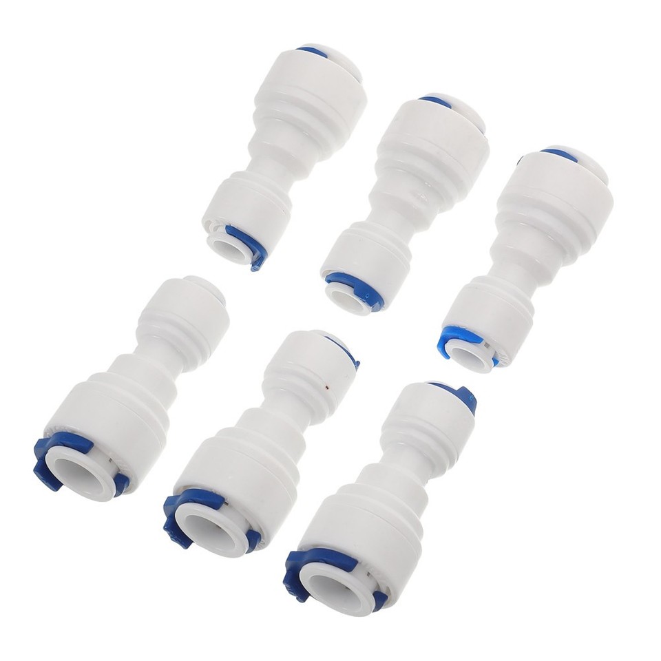 6 Pcs Push to Connect Filter Accessories Plastic Tubing Connectors ...