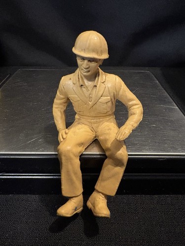 Vintage 1965 Rubber Topper Toys Johnny Express Truck Driver Figure 4.5 ...