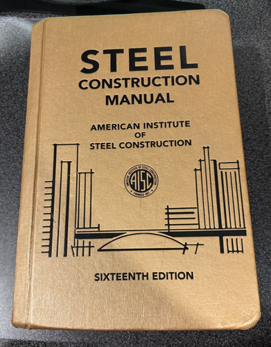 AISC Steel Construction Manual 16th Edition | eBay