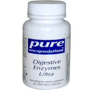 Pure Encapsulations Digestive Enzymes Ultra 180 Capsules Supplement for ...
