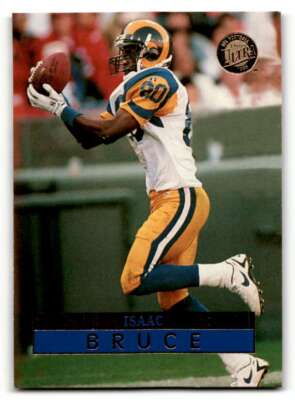 1996 Ultra #131 Isaac Bruce St. Louis Rams Football Cards NM Near Mi ID ...