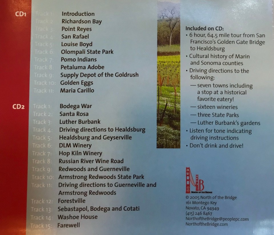 Wine Country Plus: Russian River Wine Road Tour - Byron Allred (2 CD ...