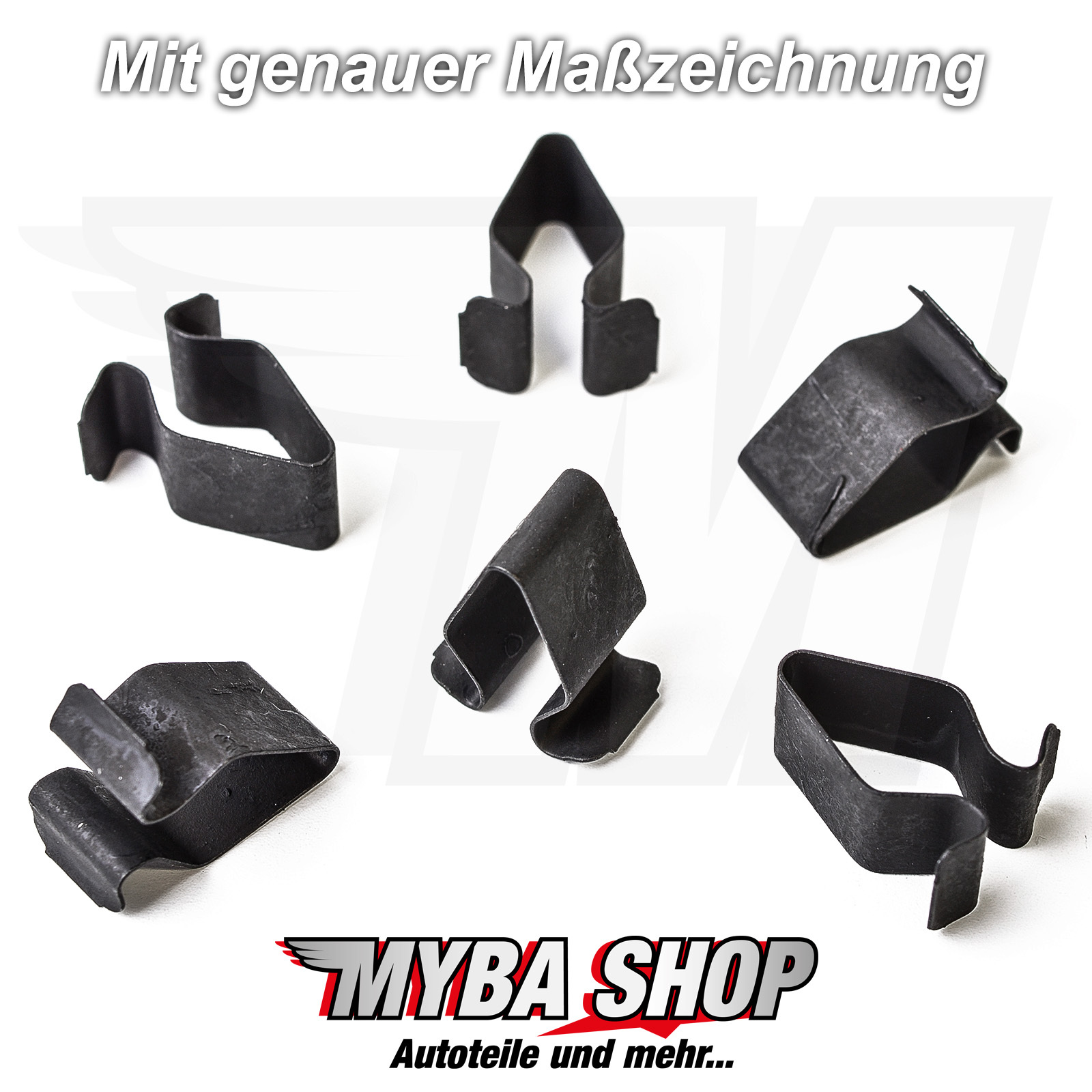 5x Metall Befestigung Klammer Clip Innenverkleidung für VW Skoda Seat ...
