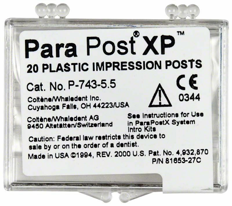 COLTENE P74355 ParaPost XP Purple .055" (1.40mm) Plastic Impression ...