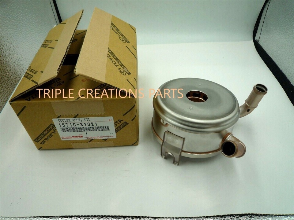 Genuine Toyota 15710-31021 Cooler Assy Oil 1571031021 OEM | eBay