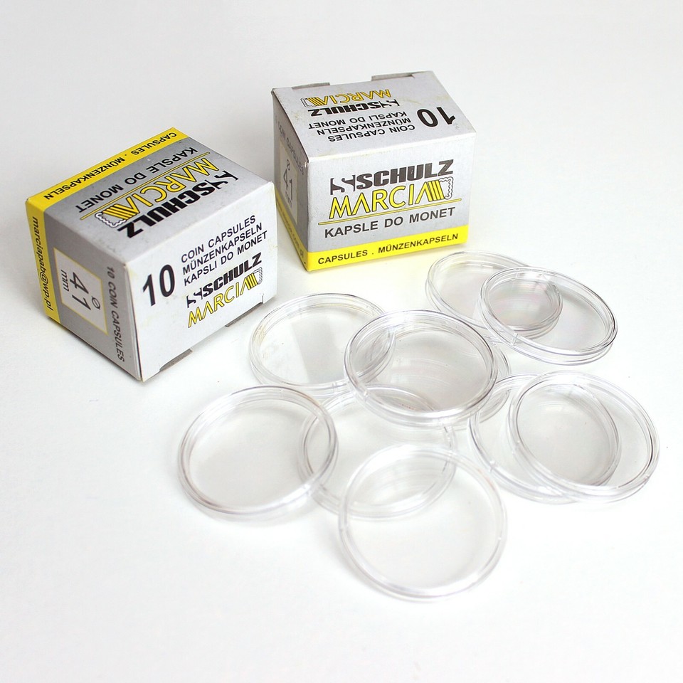 SHULZ - COIN CAPSULES - All Internal Sizes 14mm - 42mm (10, 30, 50 ...