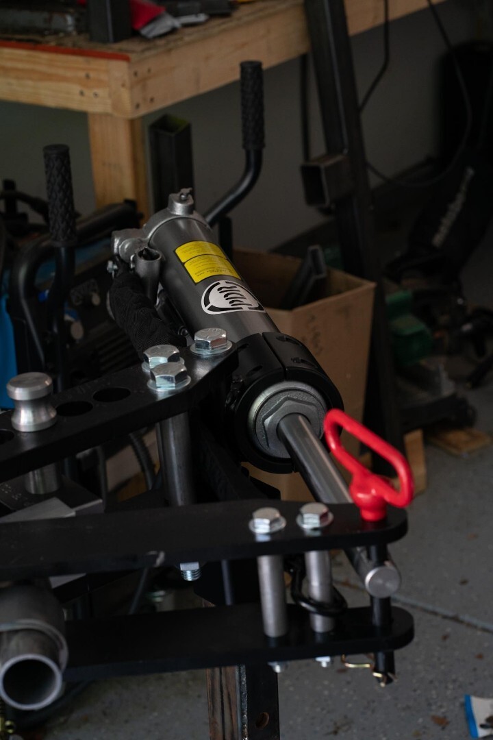 PDR 8 Ton Long Ram Air Hydraulic Jack Engine Hoist Lift Cherry Crane ...