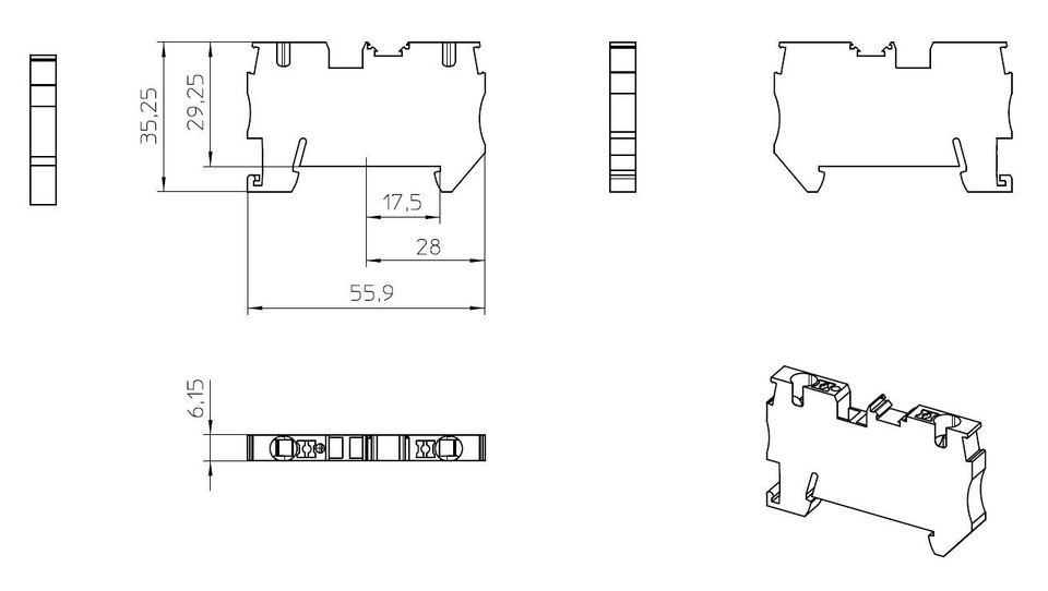 10pcs PT4 3211757 PT 4 - Feed-through terminal block PHOENIX CONTACT | eBay