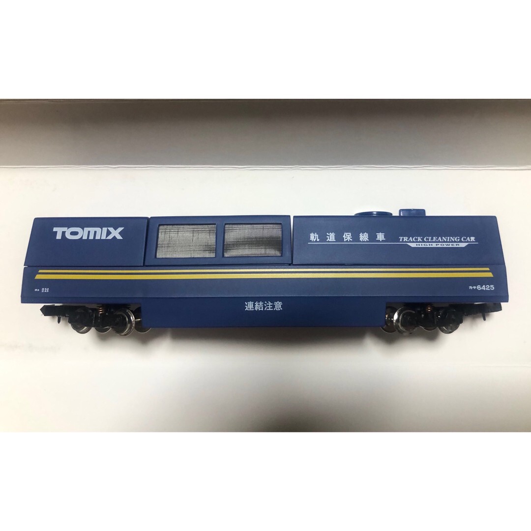 Tomix 6425 Track Cleaning Car (Blue) N scale with Optional Supplies Set ...