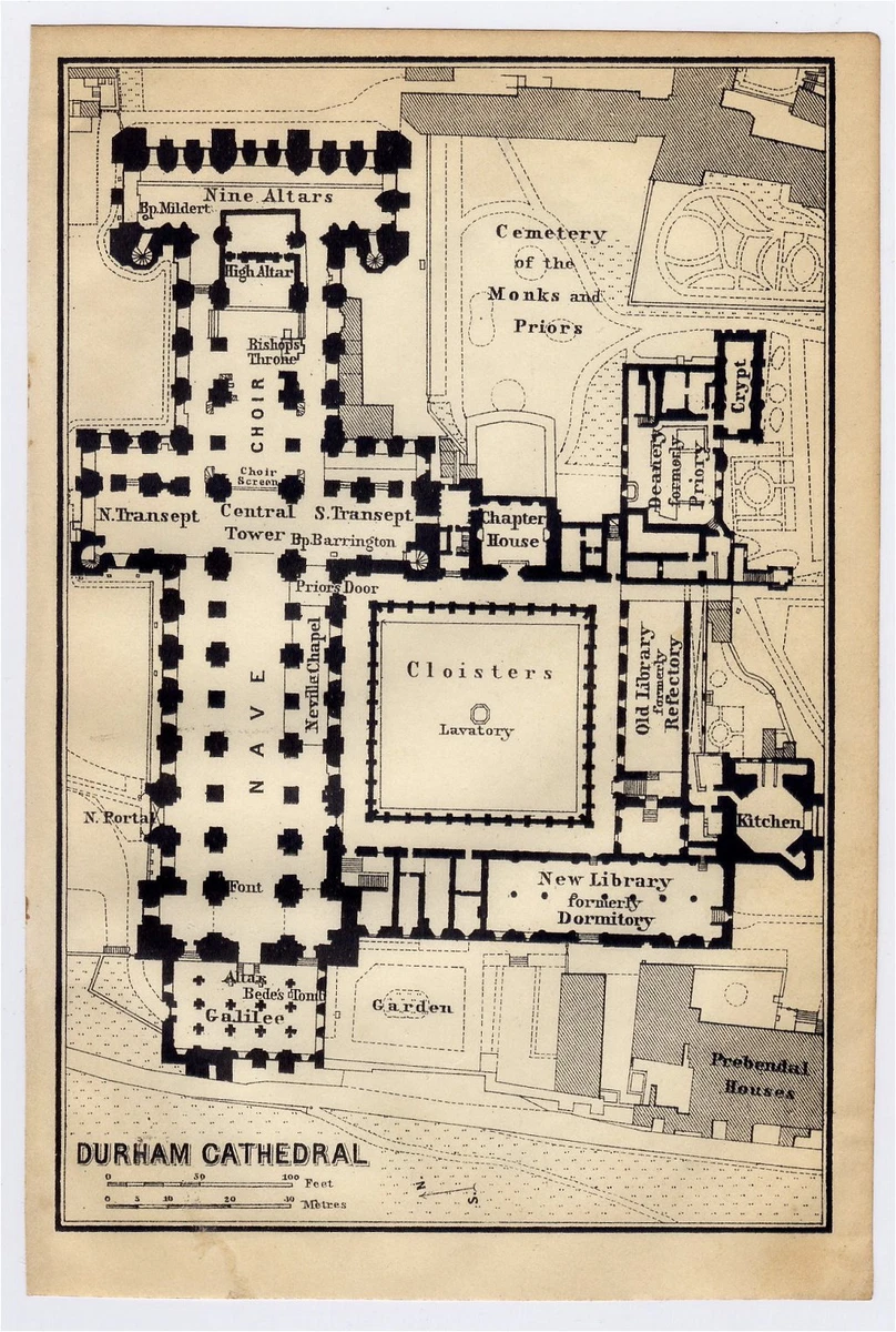 Durham Cathedral Plan